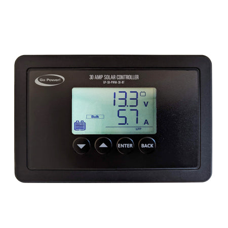 Go Power! 30A 12V 30 AMP Single Bank Controller with Blue Tooth - GP-SB ...