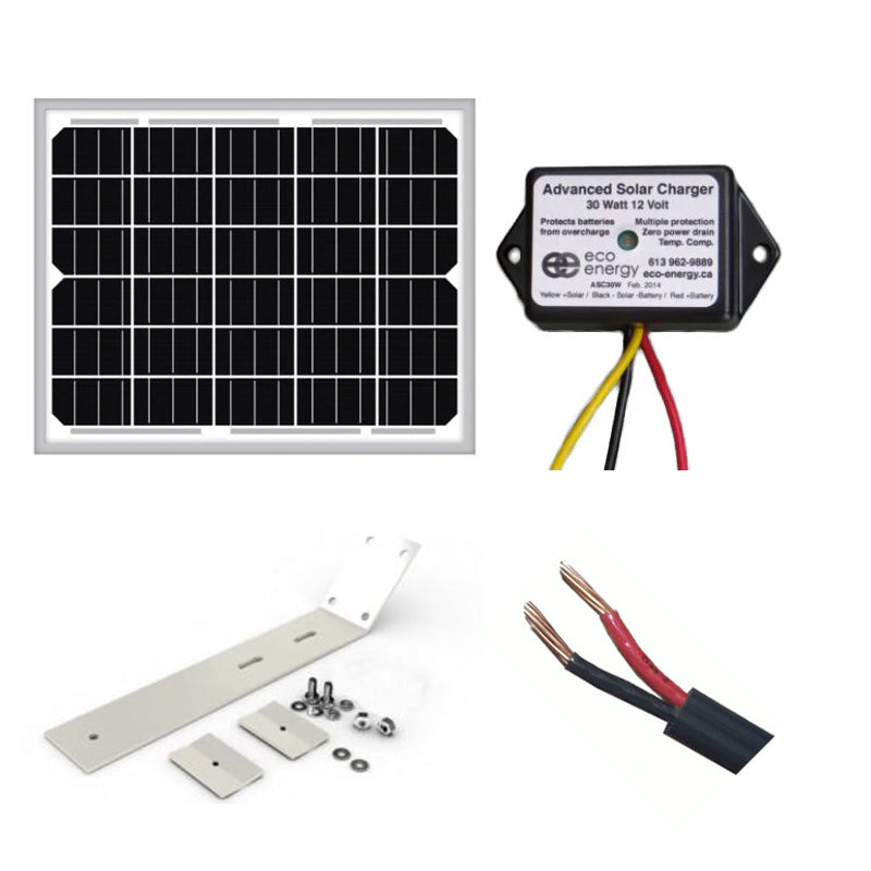 SPS Remote Solar Charging Kit 10W 12V | solar panels and solar equipment