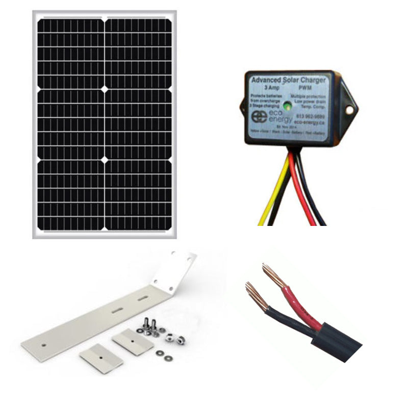 SPS Remote Solar Charging Kit 30W 24V | solar panels and solar equipment