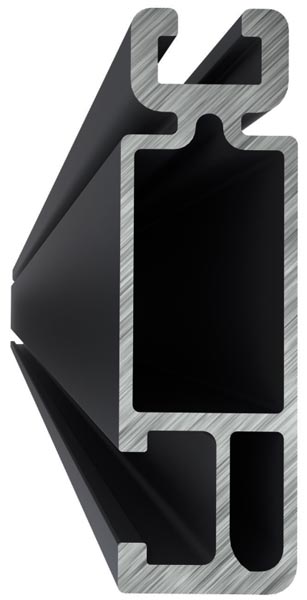 Unirac Solarmount Standard Rail 246 Inch Black Finish - 310246D | solar ...