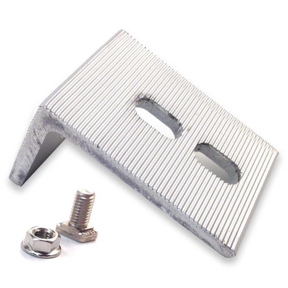 Unirac Solarmount Serrated L Foot w/ T-Bolt Clear Finish - 304001C 10 ...