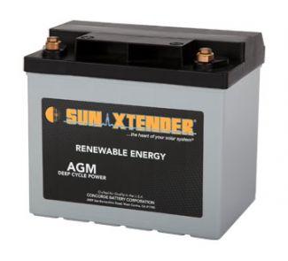 Sun Xtender Battery 34AH 12V Battery Sealed AGM - PVX-340T | solar ...